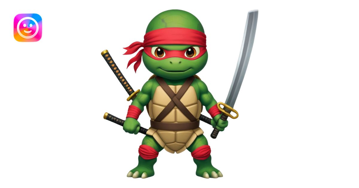 Cowabunga ninja turtle emoji | AI Emoji Generator
