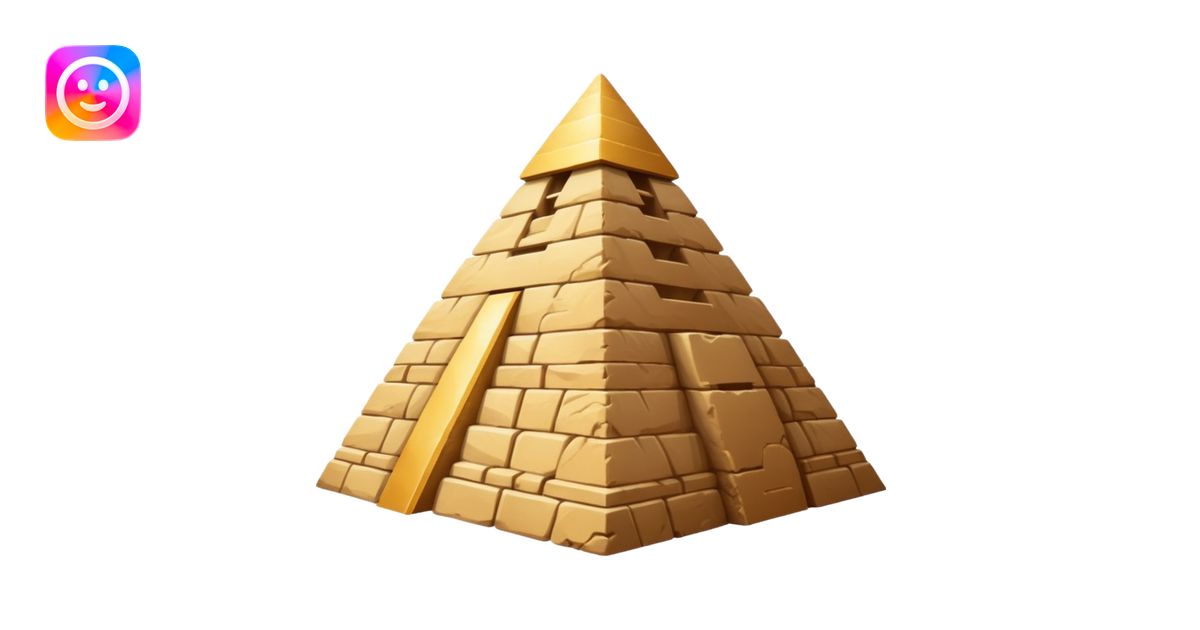 Khufu Pyramid emoji | AI Emoji Generator