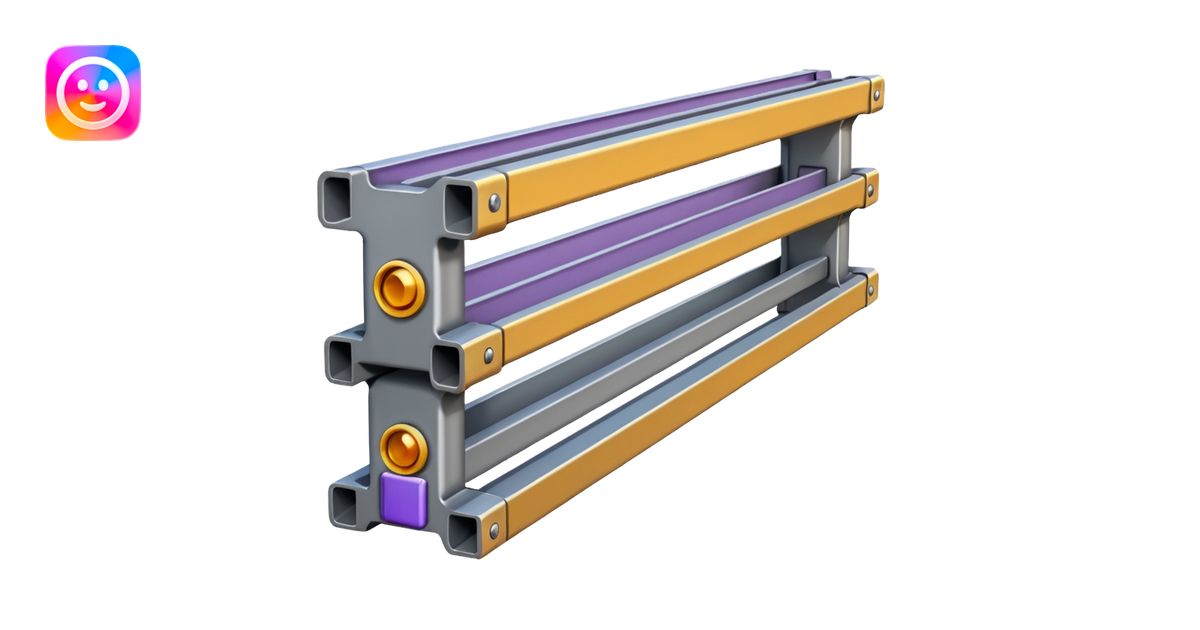 Steel beam emoji | AI Emoji Generator