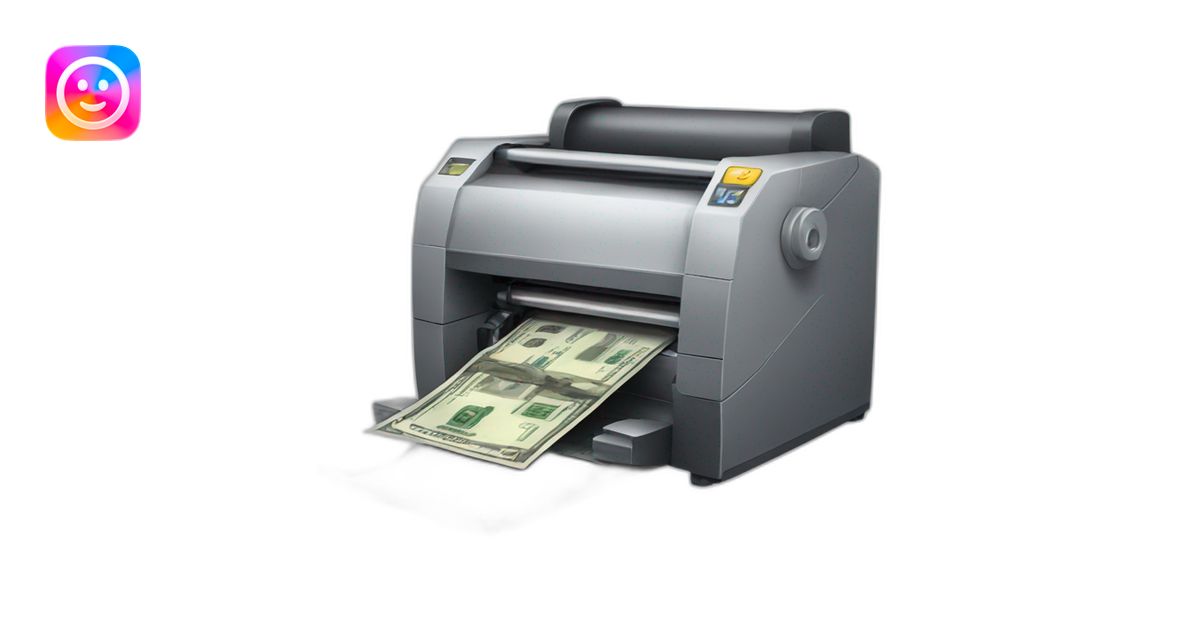 money printing machine emoji | AI Emoji Generator