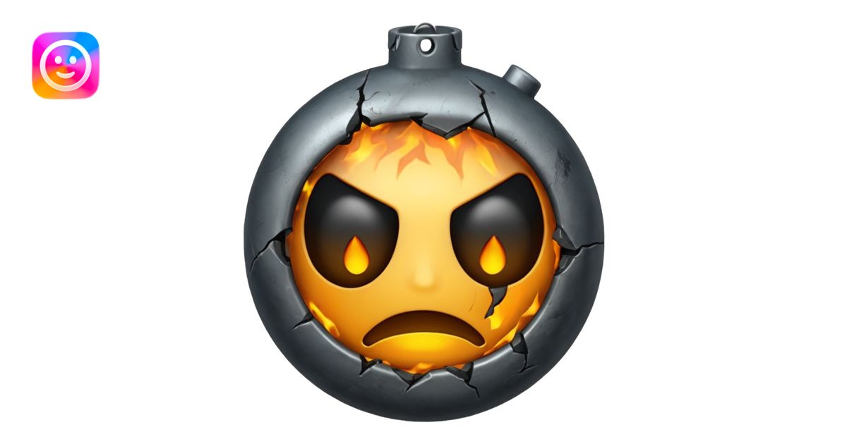 Bomb face emoji | AI Emoji Generator