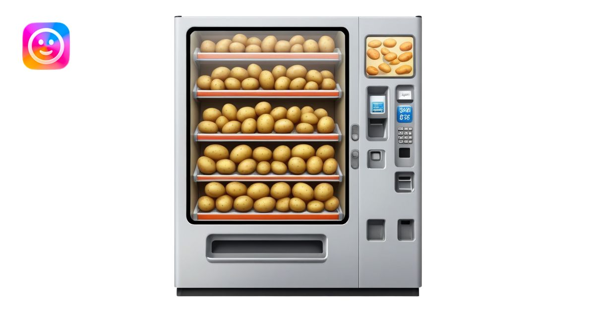 potatoes vending machine emoji | AI Emoji Generator
