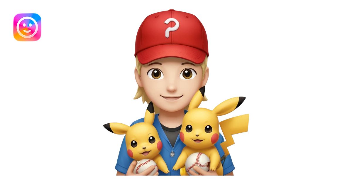 Pokemon and the new Pokemon Trainers emoji | AI Emoji Generator