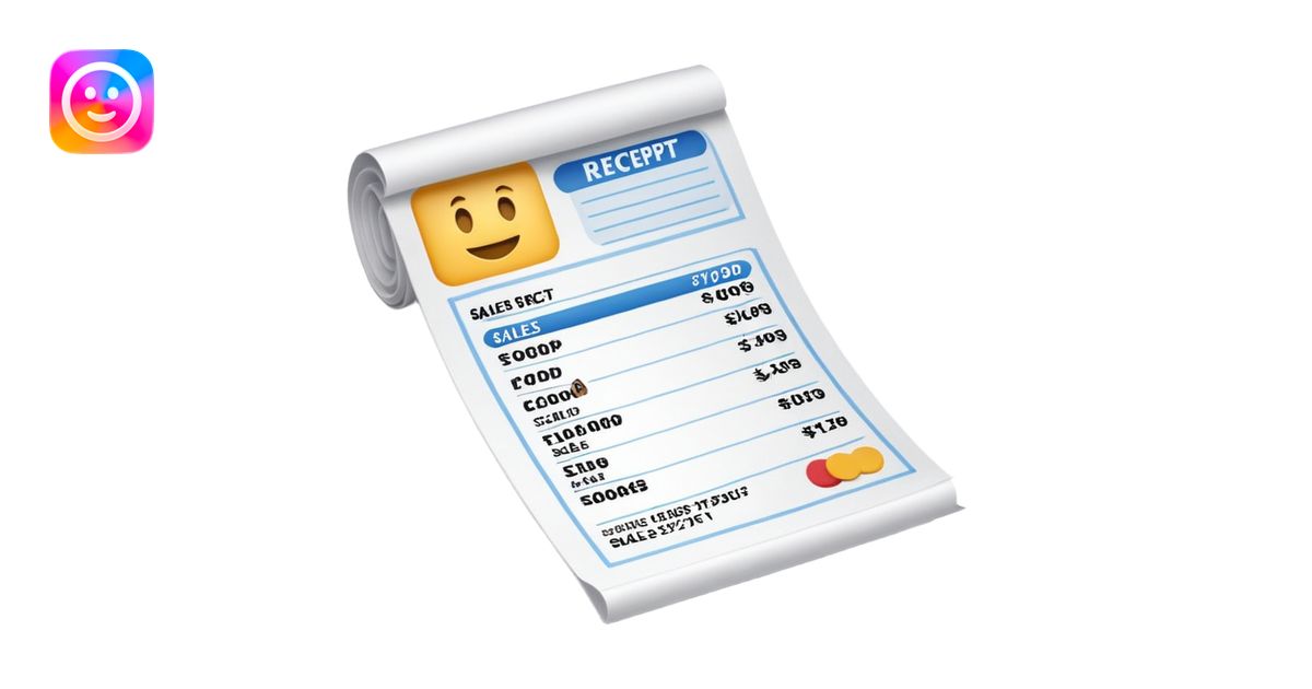 sales check emoji | AI Emoji Generator