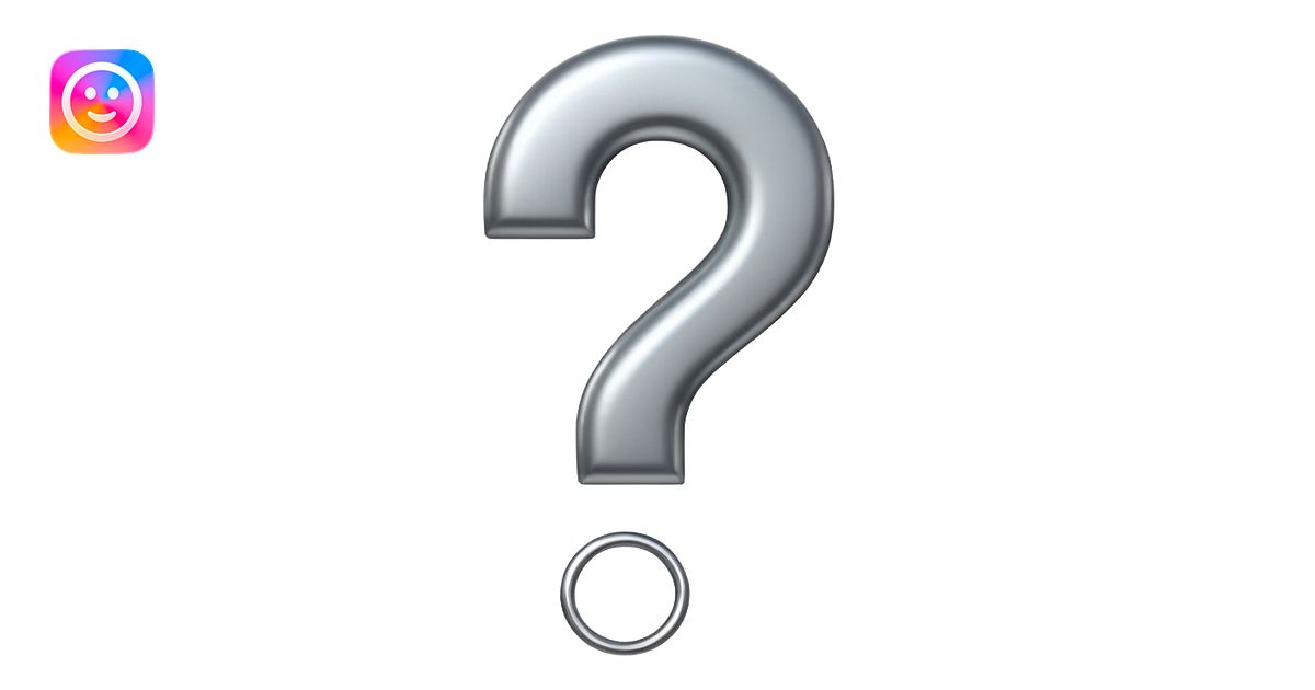 Question mark emoji | AI Emoji Generator