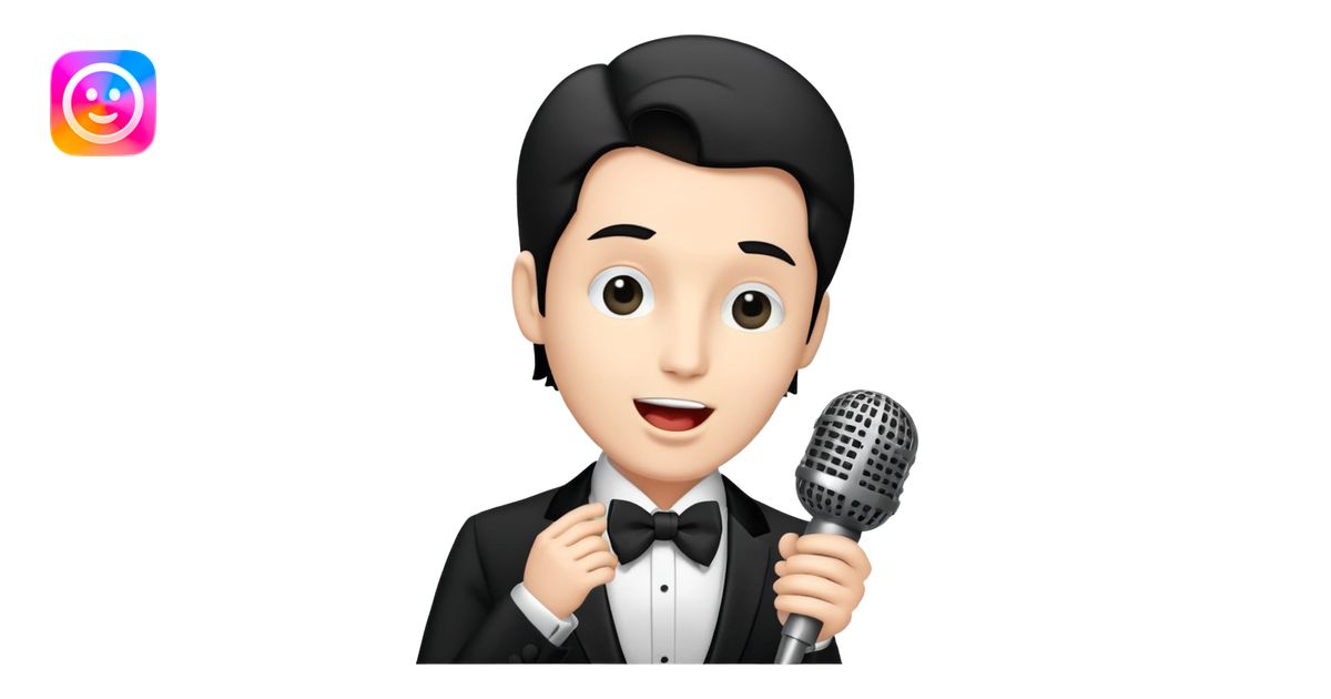 classic singer emoji | AI Emoji Generator