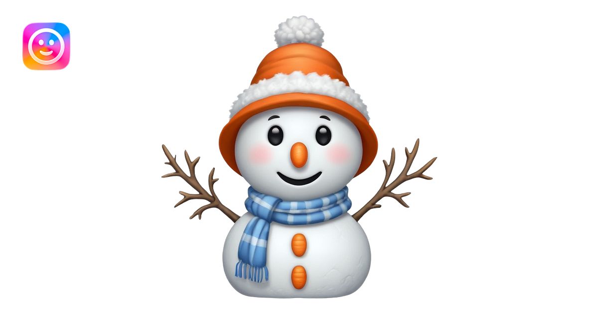 snowman with outfits emoji | AI Emoji Generator