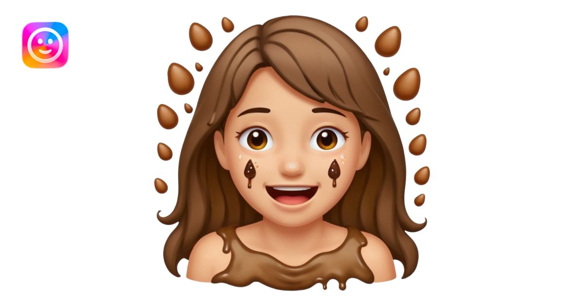 Fille caca qui pu et pleure de rire avec des mouches autour emoji | AI ...