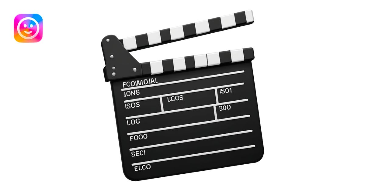 clapperboard emoji | AI Emoji Generator