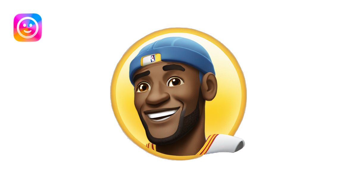 Lebron James sunshine emoji | AI Emoji Generator