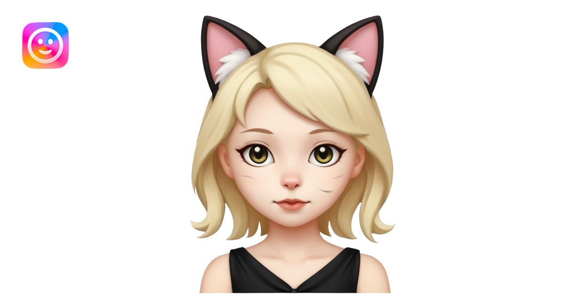Cat girl emoji | AI Emoji Generator