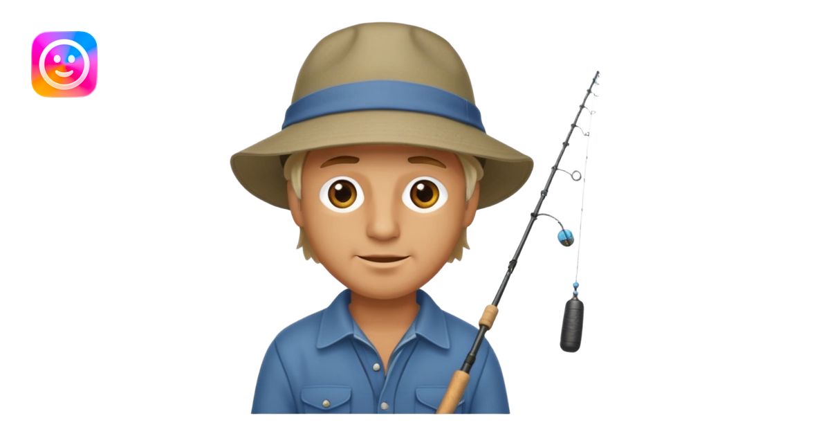 man casting a fishing rod emoji | AI Emoji Generator