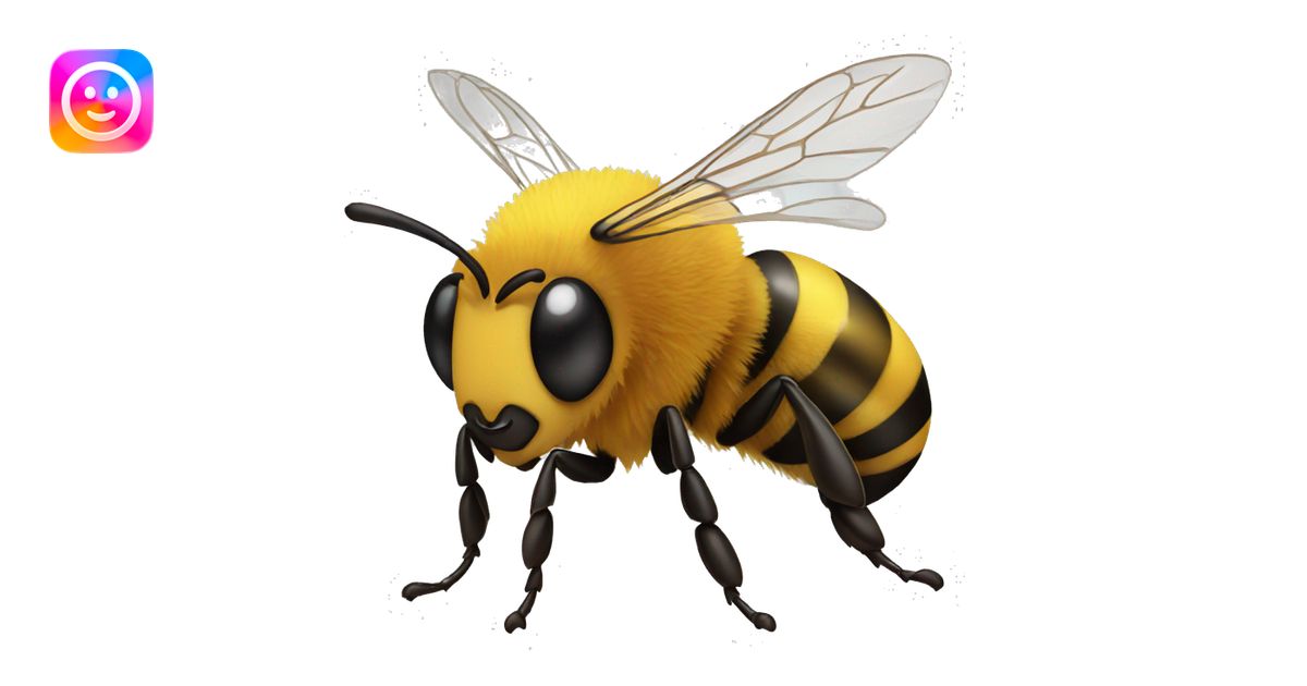 Honey bee emoji | AI Emoji Generator