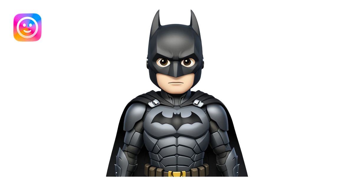 The Arkham Knight Batman emoji | AI Emoji Generator