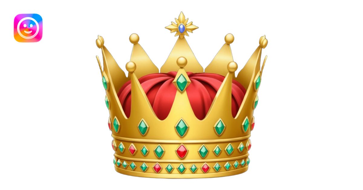 create an icon of an emperor crown with amazing details and looks ...