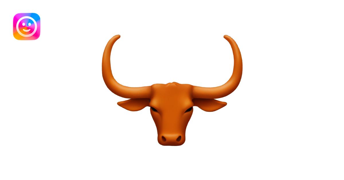 Texas longhorn hand symbol in burnt orange resembling a Texas longhorn ...