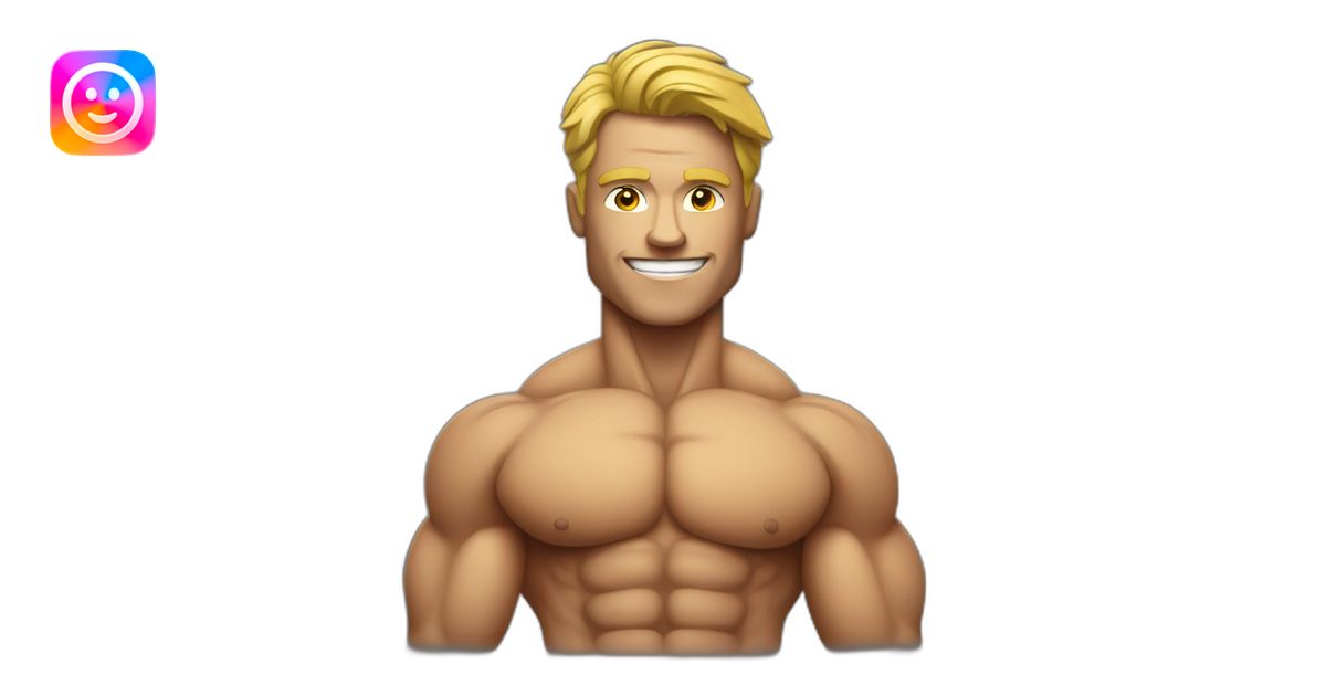 Bodybuilding emoji | AI Emoji Generator