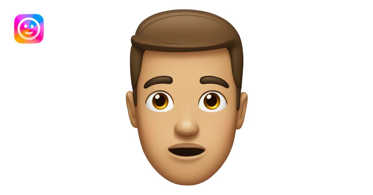Brows raised, eyes open, closed lips sticking out tongue emoji | AI ...