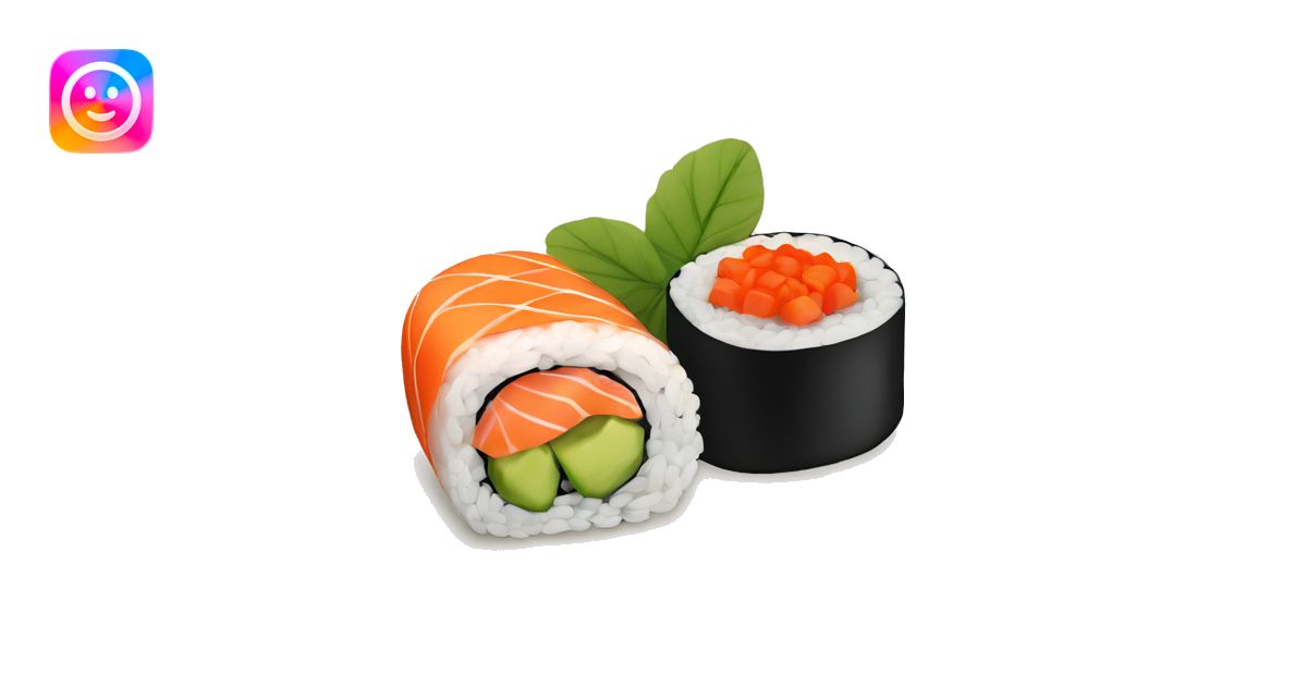 Sushi emoji | AI Emoji Generator