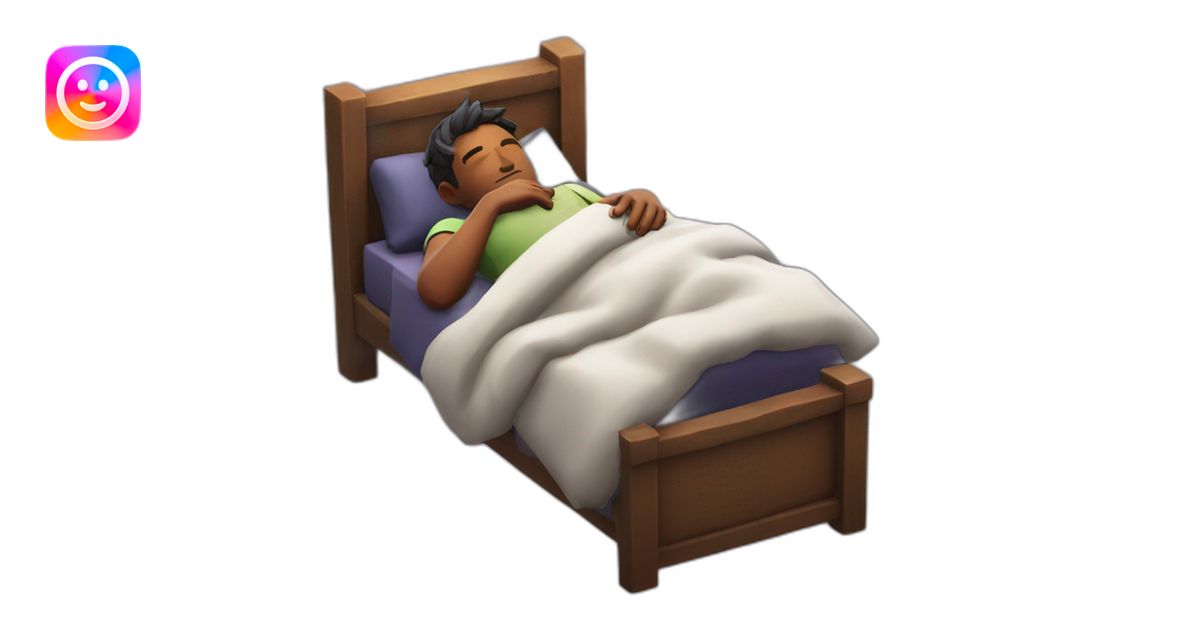 fortnite player sleeping emoji | AI Emoji Generator