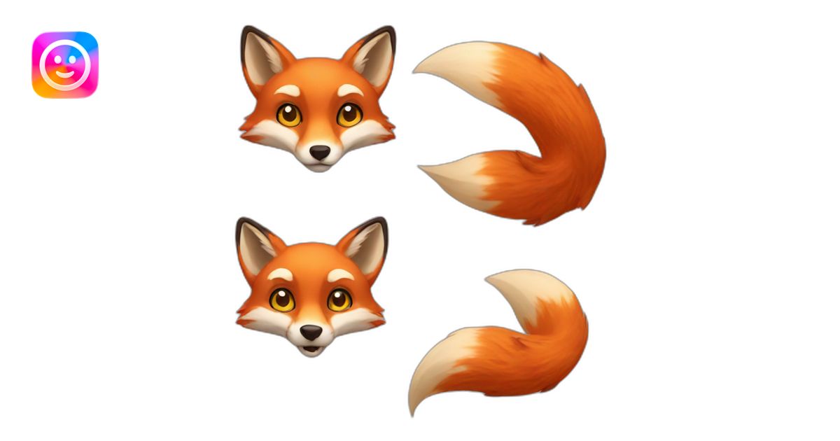 Red fox emoji | AI Emoji Generator