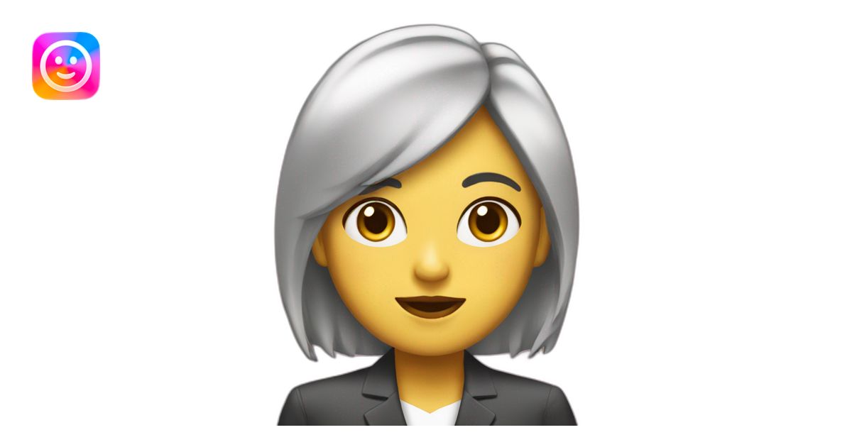 Chica administración emoji | AI Emoji Generator