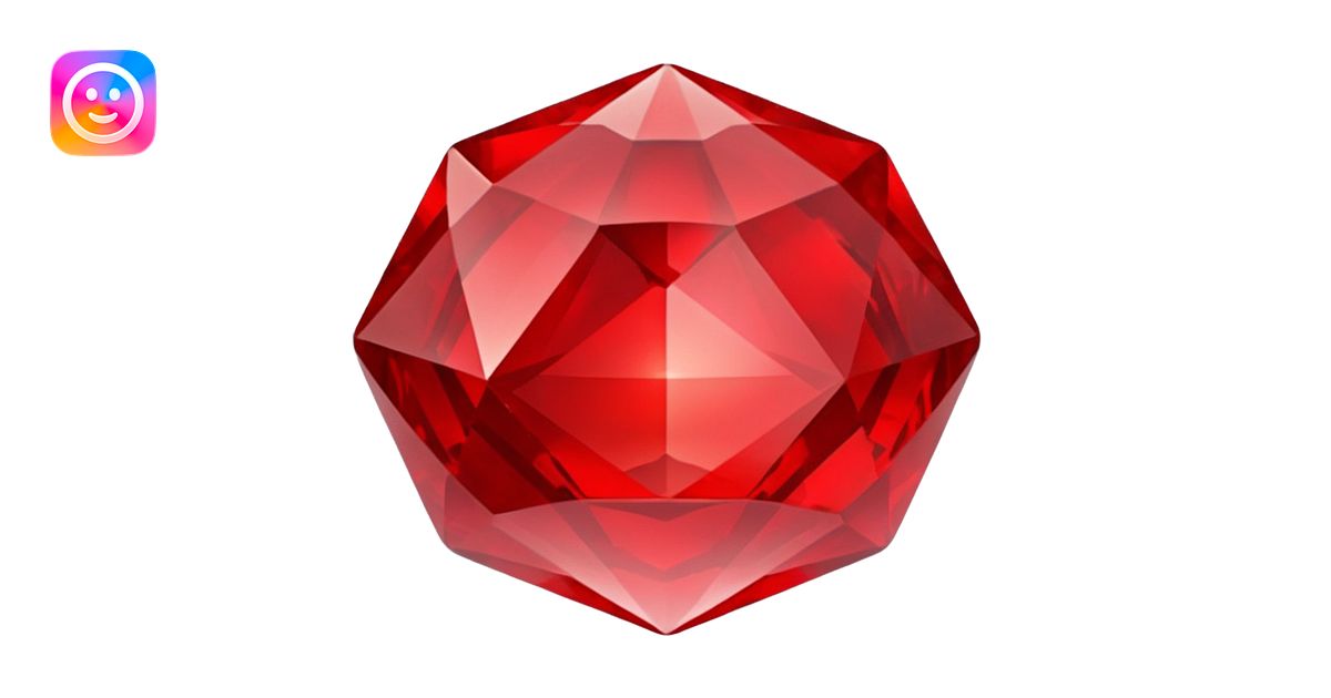 red gem emoji | AI Emoji Generator