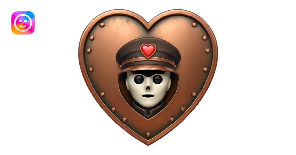 Death Korps Of Krieg Heart Steampunk Clone Army style love heart emoji ...