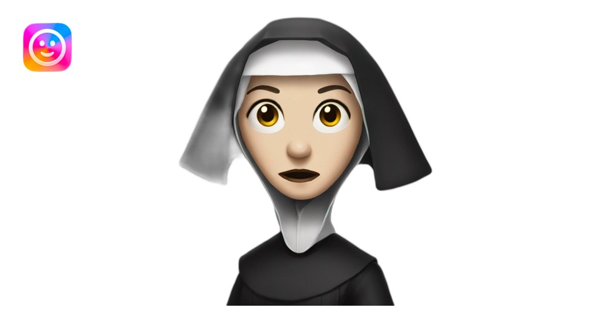 the nun horror movie emoji | AI Emoji Generator