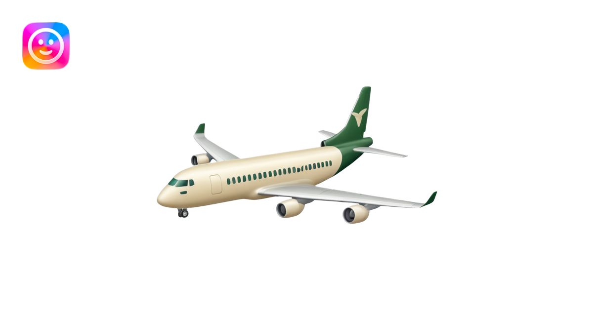 passenger airplane with long fuselage, main color light beige (milky ...