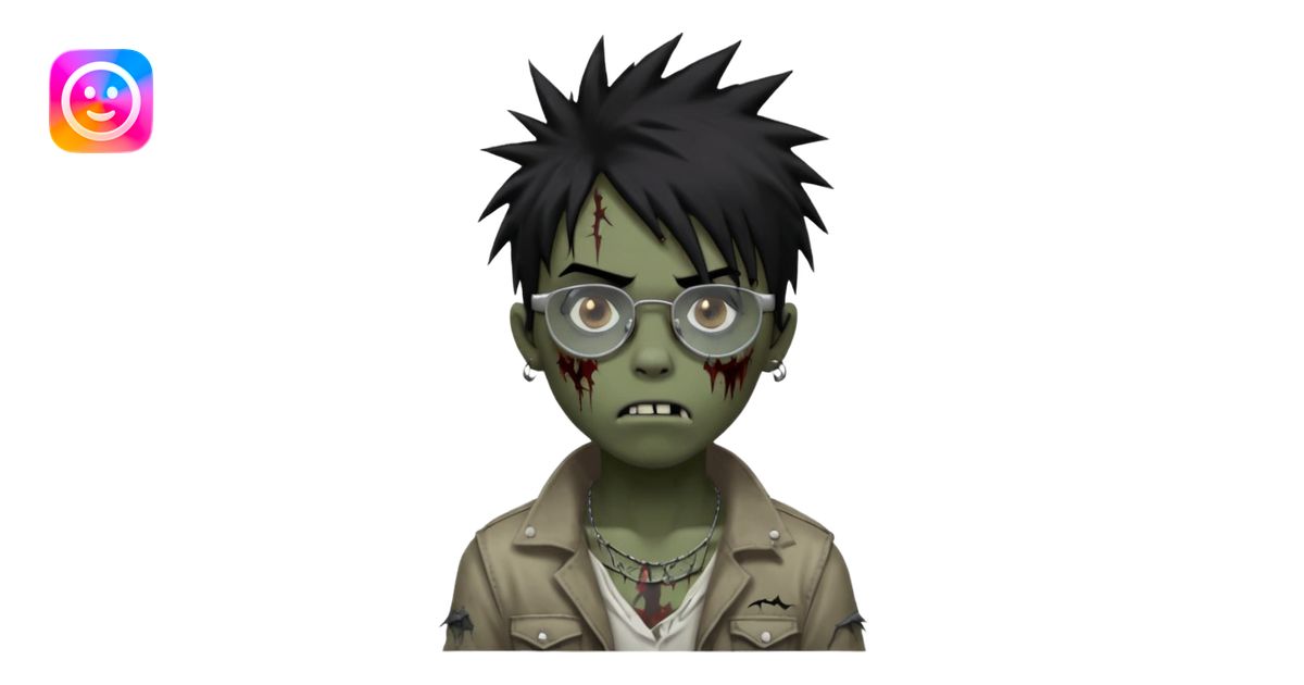 Boy, zombie, black hair, medium long, spiky hair, emo, shaggy, dark ...