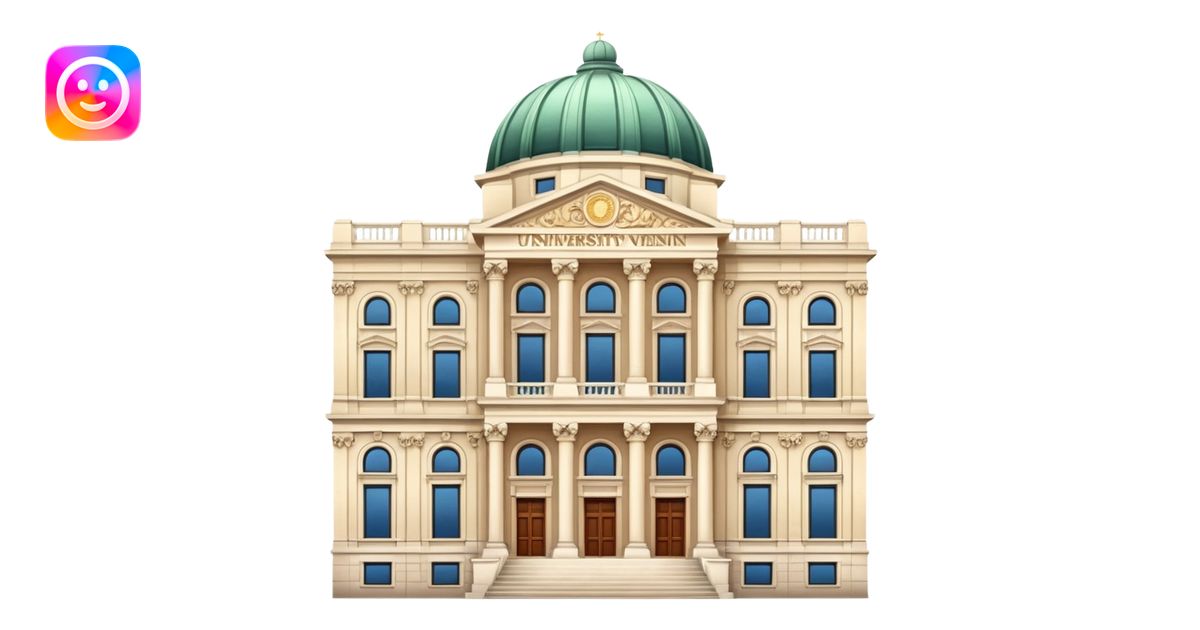 university aesthetic buildung vienna emoji | AI Emoji Generator