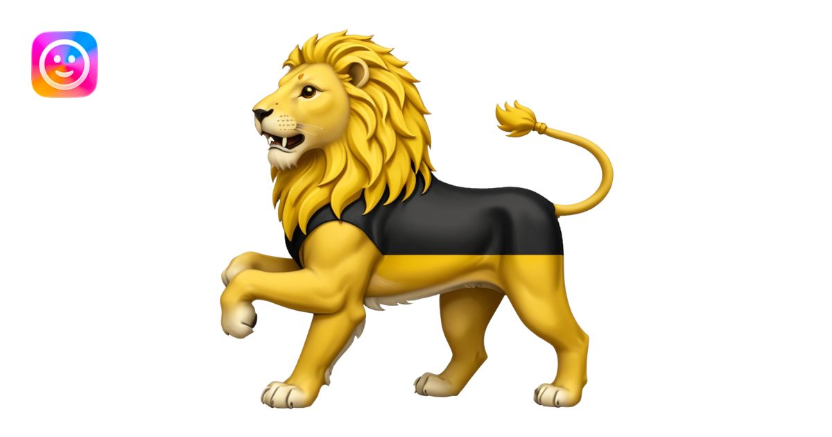 Drapeau flandres lion emoji | AI Emoji Generator