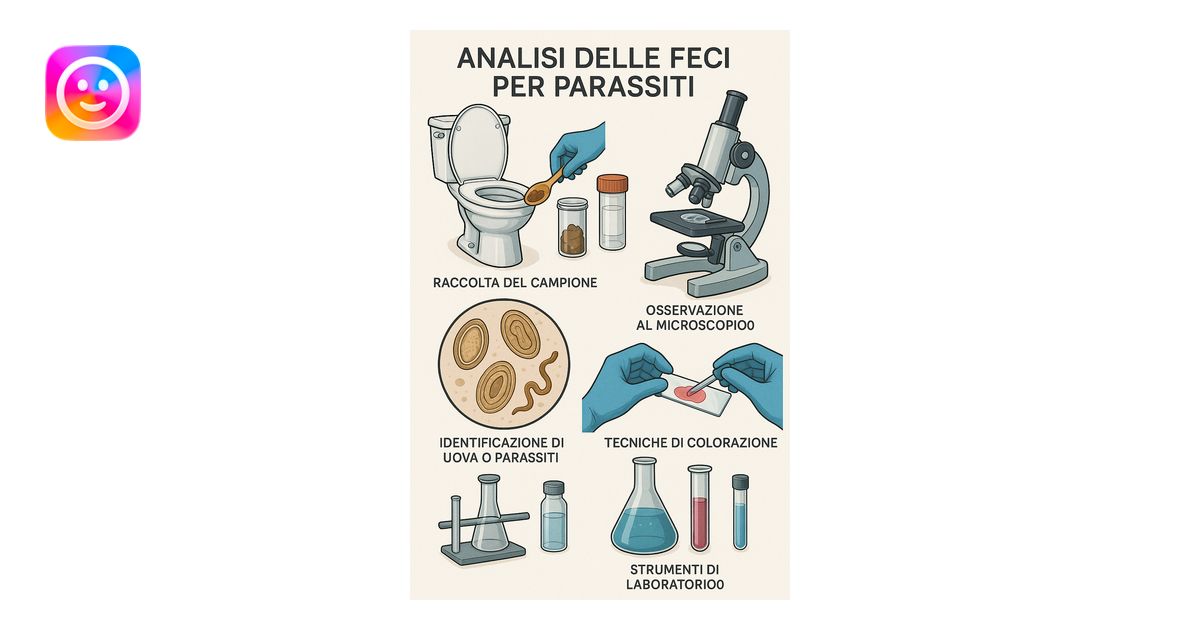 analisi delle feci per trovare parassiti in italiano image | AI Emoji ...