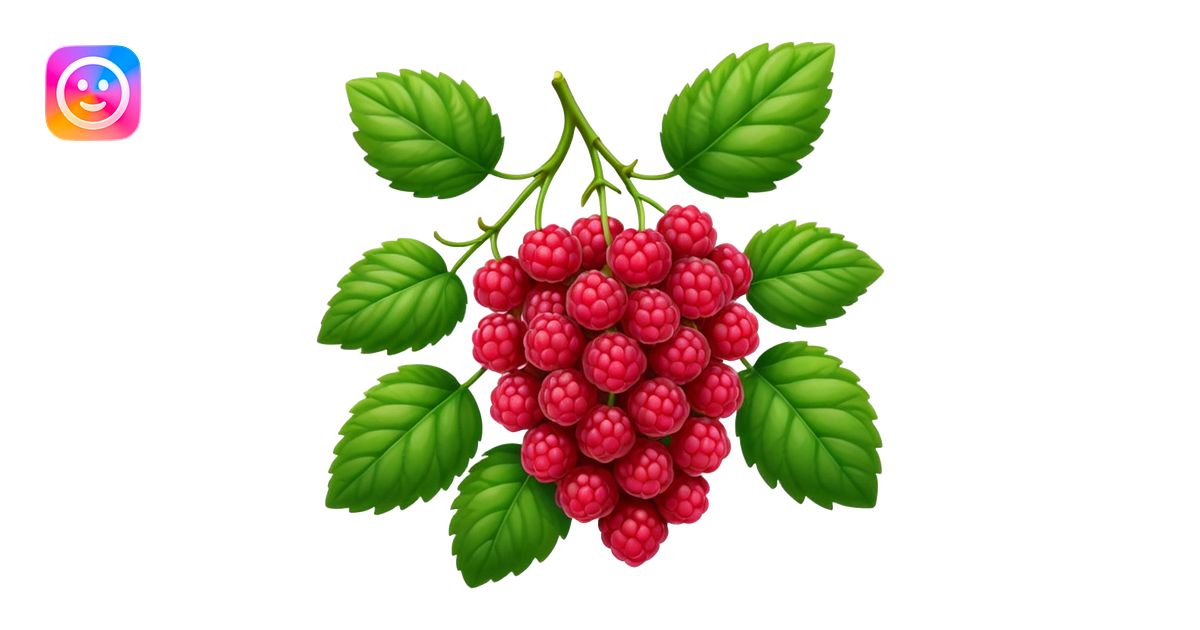rasperry bush emoji | AI Emoji Generator