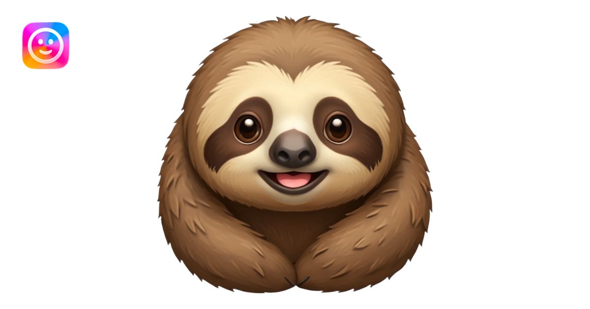 sloth emoji | AI Emoji Generator
