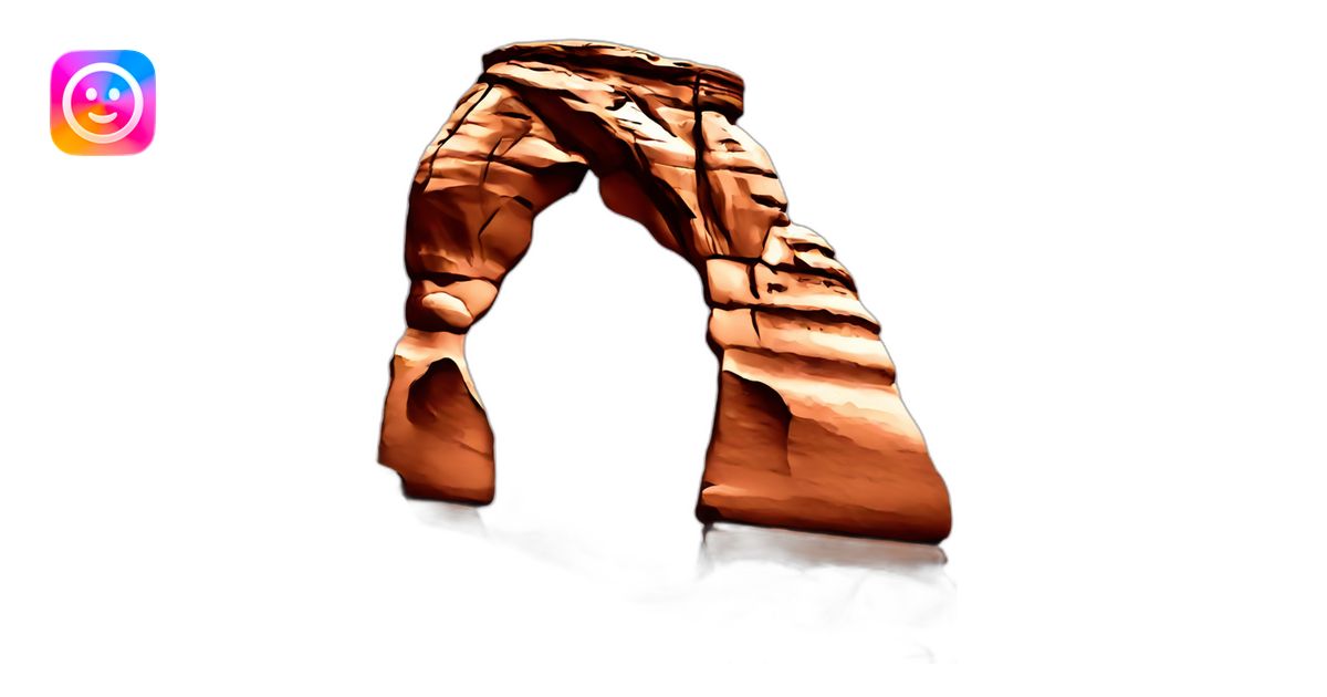 Delicate arch emoji | AI Emoji Generator