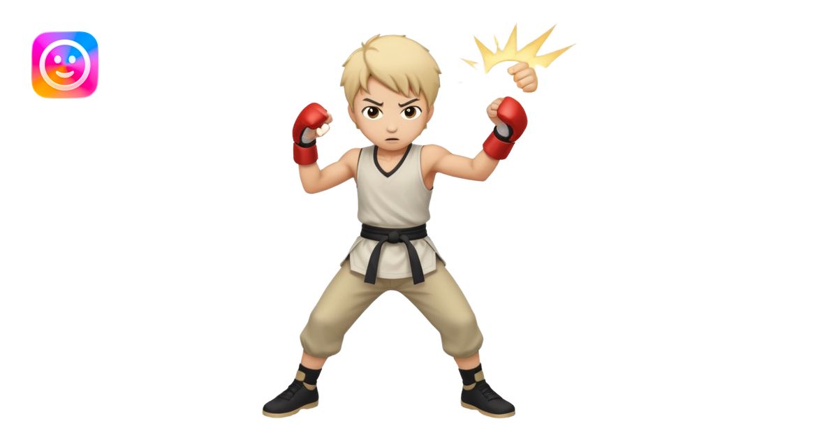 1 vs 100 fight anime Style boy emoji | AI Emoji Generator
