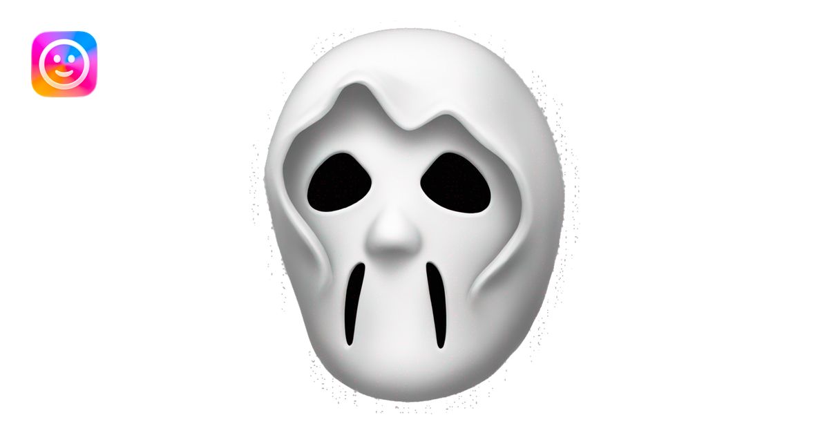 Ghostface emoji | AI Emoji Generator