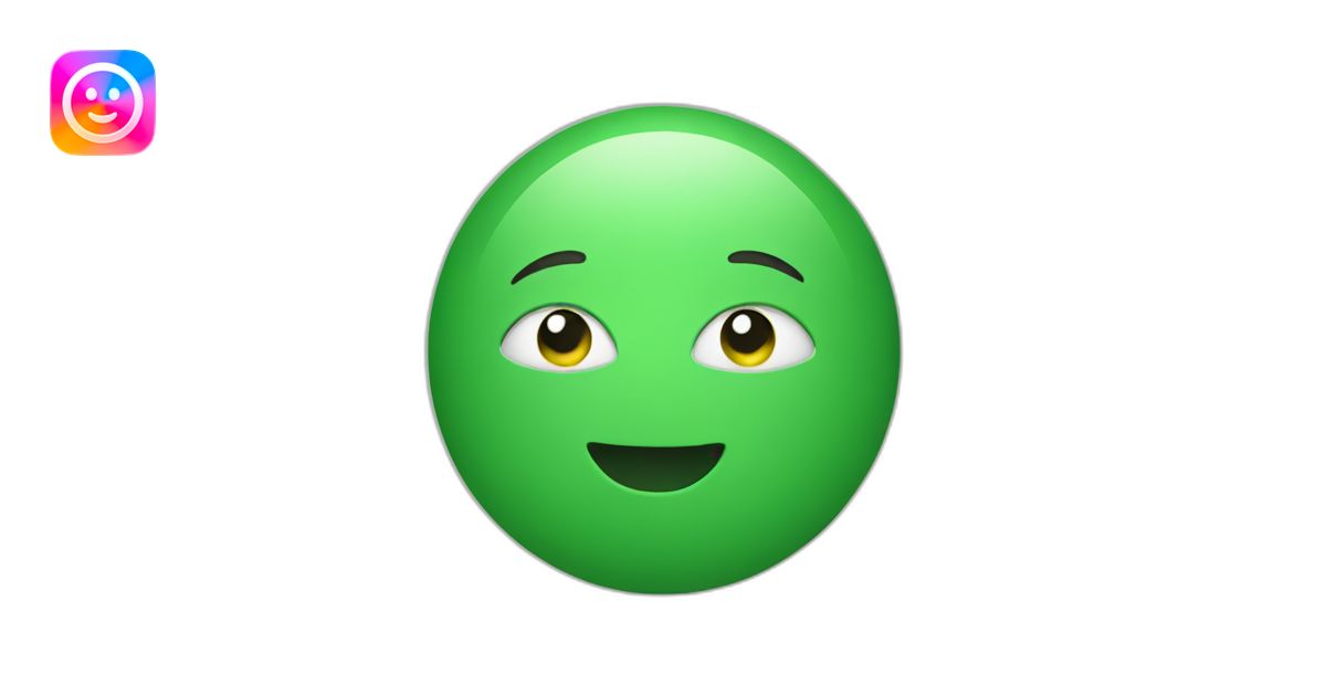 Green emoji | AI Emoji Generator