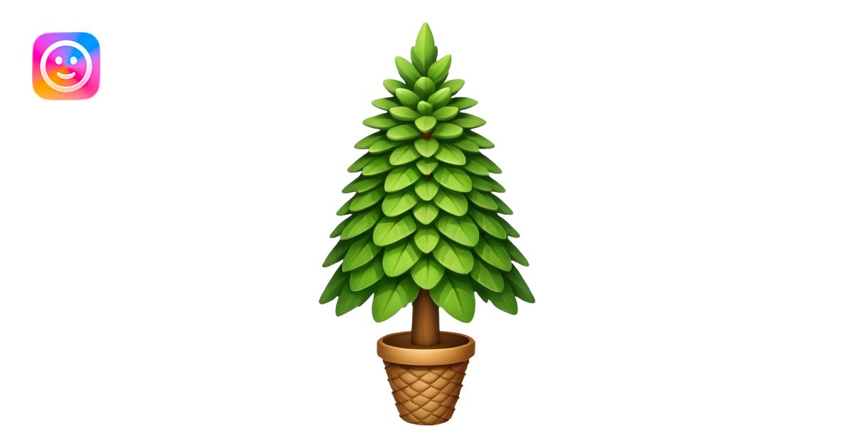 shaped little tree emoji | AI Emoji Generator