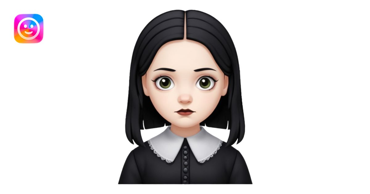 wednesday addams emoji | AI Emoji Generator