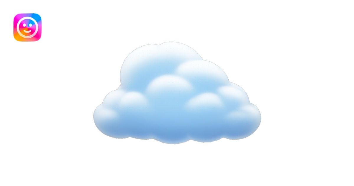 cloud emoji | AI Emoji Generator