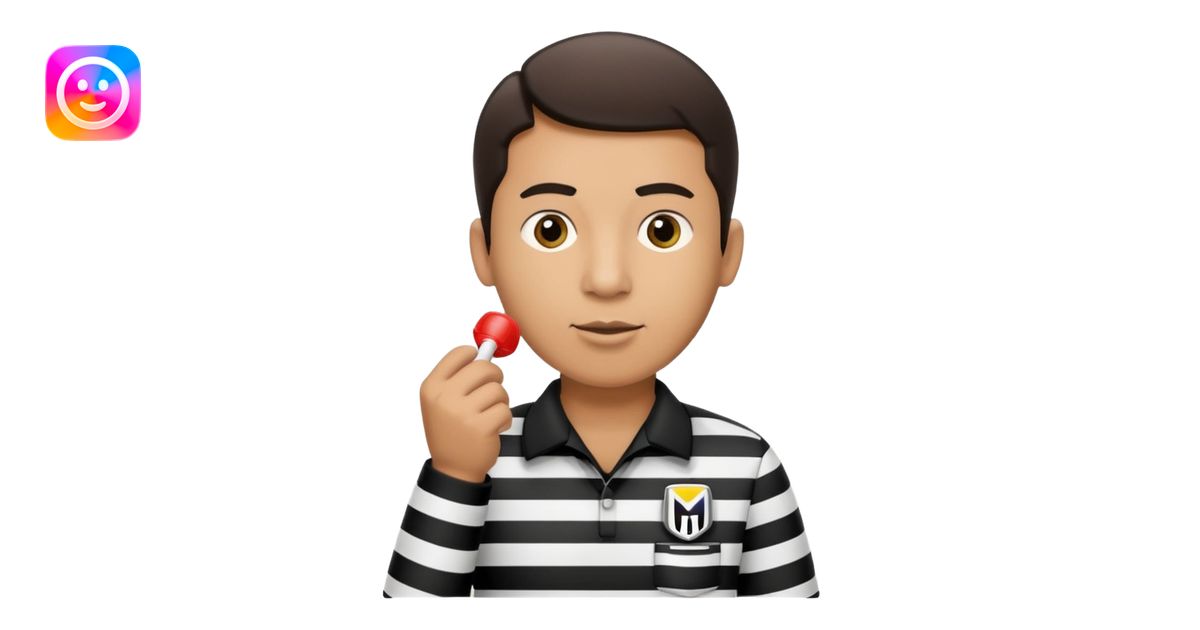 football referee emoji | AI Emoji Generator