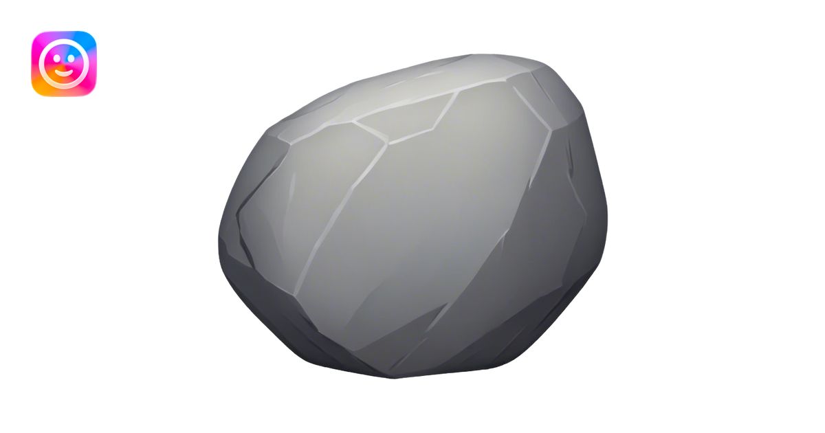 a big boulder emoji | AI Emoji Generator