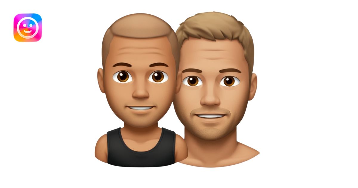 Fast & Furious dominic toretto and paul walker emoji | AI Emoji Generator