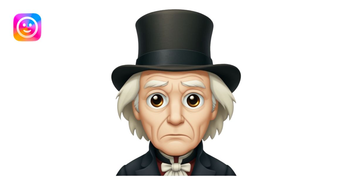 scrooge with frown emoji | AI Emoji Generator