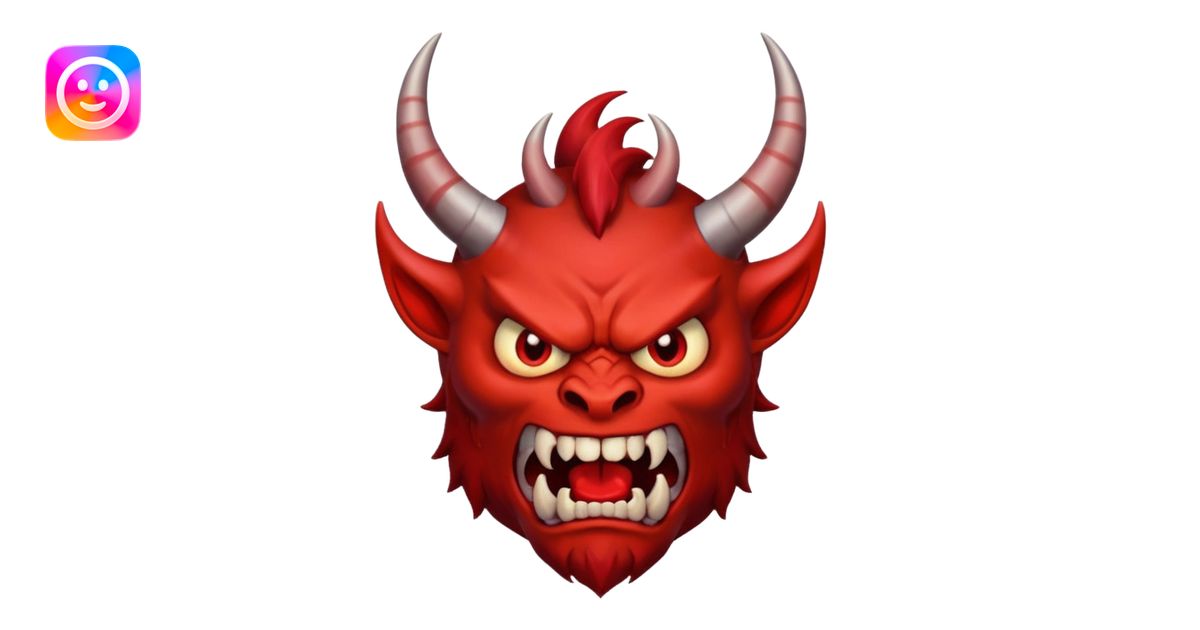 Demon emoji | AI Emoji Generator