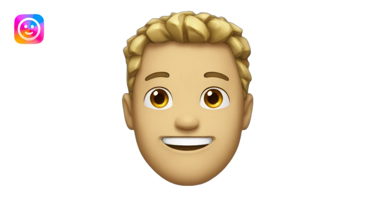 giga chad smile emoji | AI Emoji Generator
