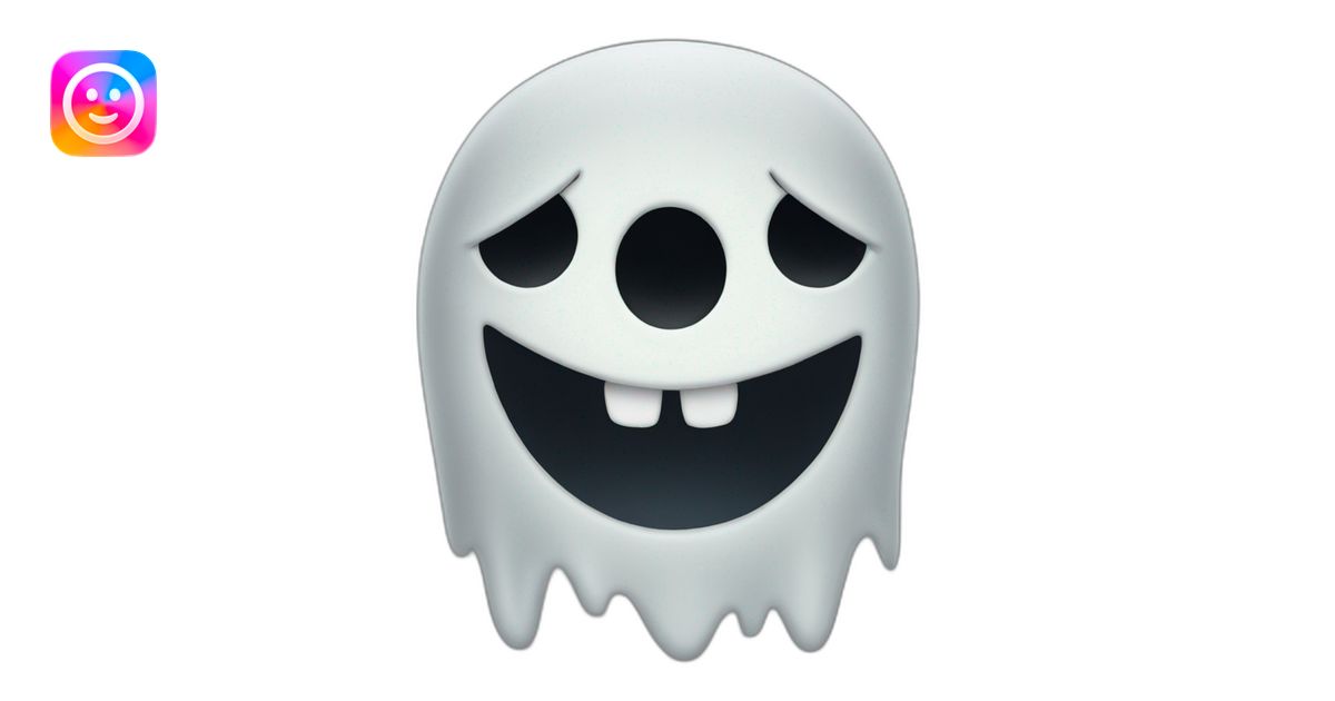 Ghost face emoji | AI Emoji Generator